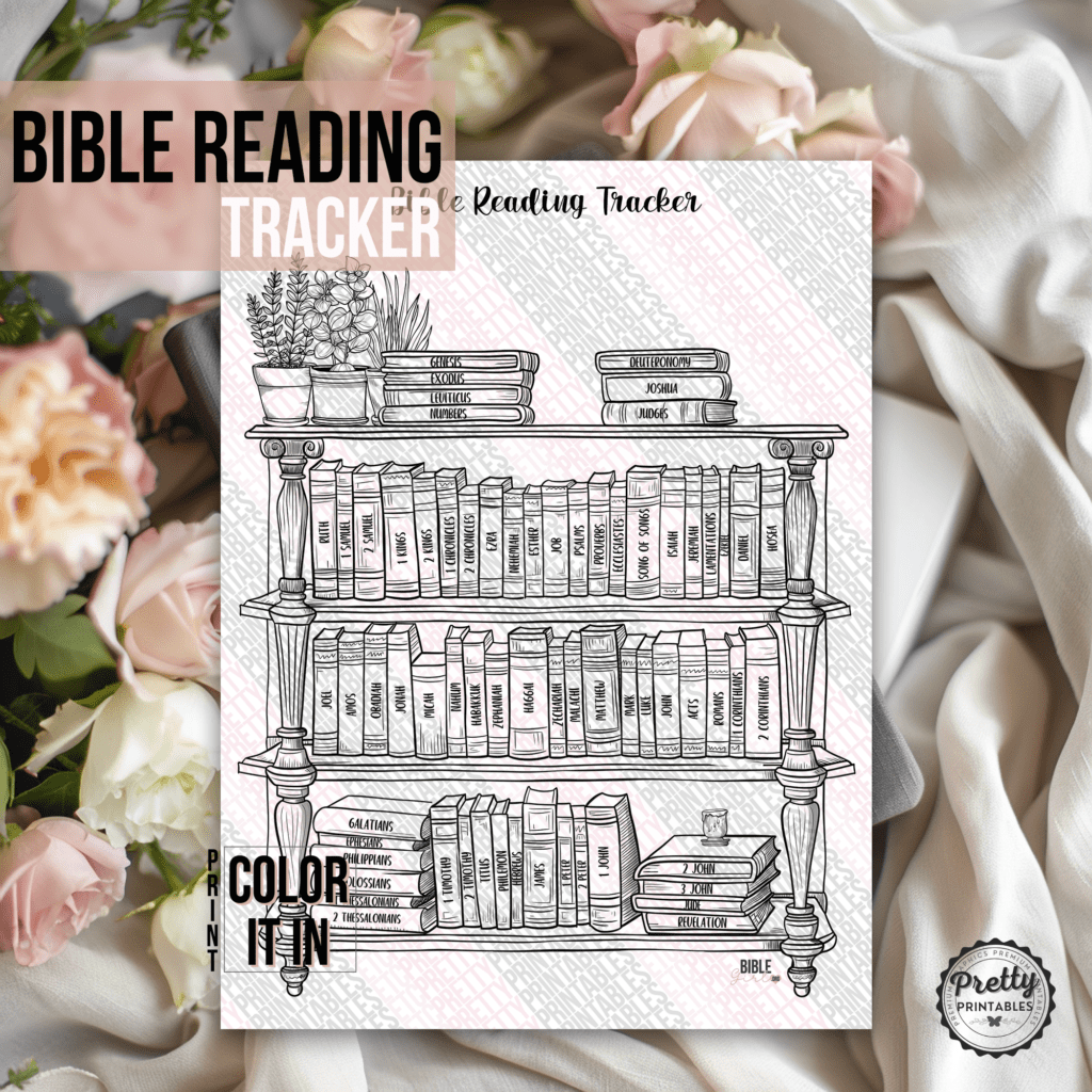 Bible Reading Tracker: Print and Color | Bible Girl